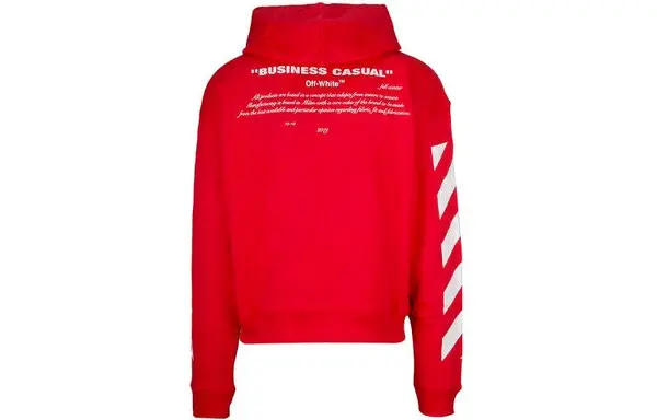 Off-White Business Casual" Hoodie