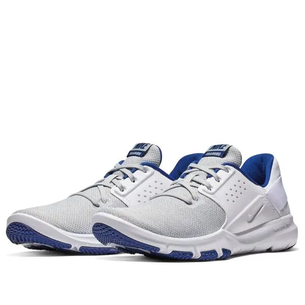 Nike Flex Control 3 Training Sneakers - White/blue