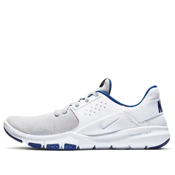 Nike Flex Control 3 Training Sneakers - White/blue