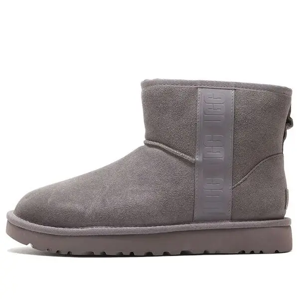 UGG Mini Side Logo Boots - Gray