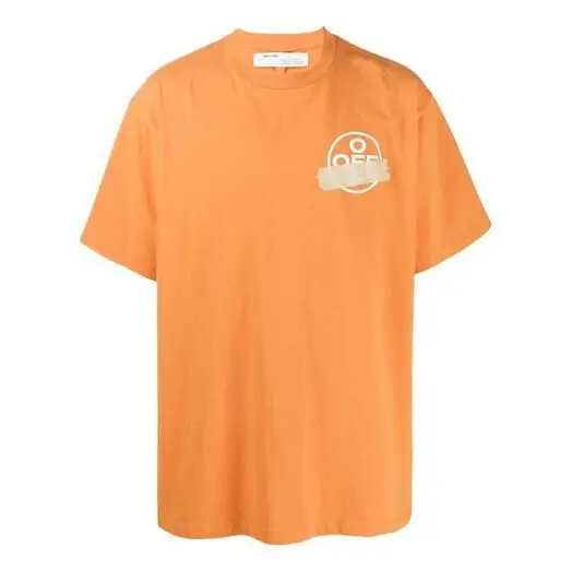 Off-White Bronzing Arrow Rubber Strap Patch Short Sleeve T-shirt - Default Colorway