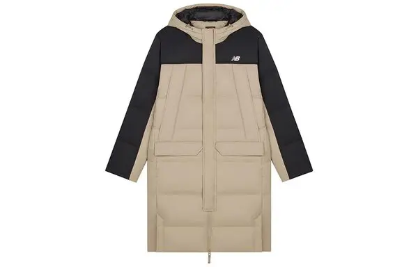 NEW BALANCE Down Jacket - Beige/black
