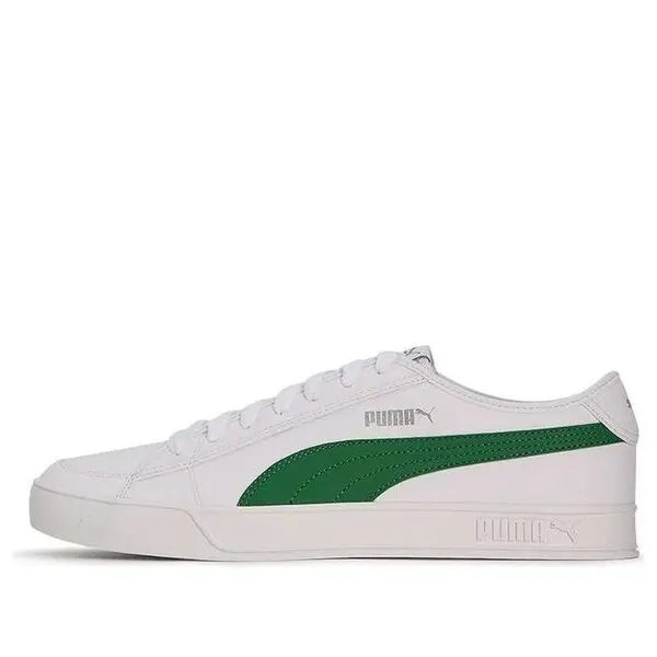 PUMA Smash V2 Vulc Sl Sneakers - White/green/silver