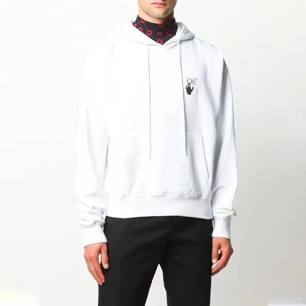 Off-White Cotton Logo Sweatshirt
