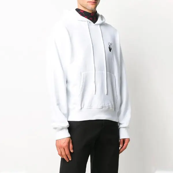 Off-White Cotton Logo Sweatshirt