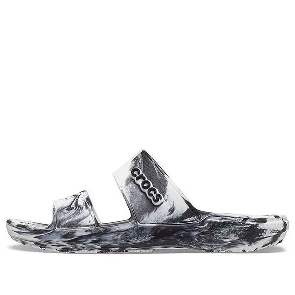 CROCS Classic Clog Marble Beach Sports - White/black