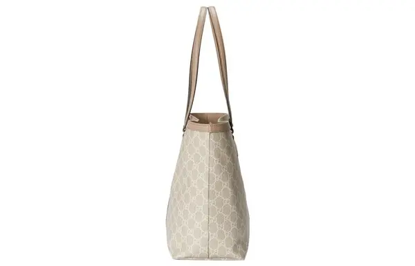 Gucci Ophidia Medium Gg Tote - Beige/white