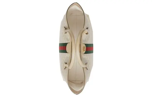 Gucci Ophidia Medium Gg Tote - Beige/white