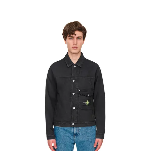 Supreme X Stone Island Fw23 Week 10 Denim Trucker Jacket