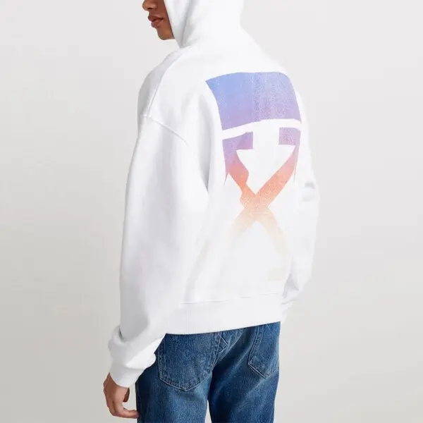 Off-White Degradé Arrows Loose Fit Hoodie - Default Color