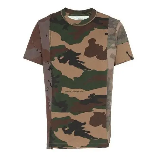 Off-White Reconstructed T-shirt - Camouflage