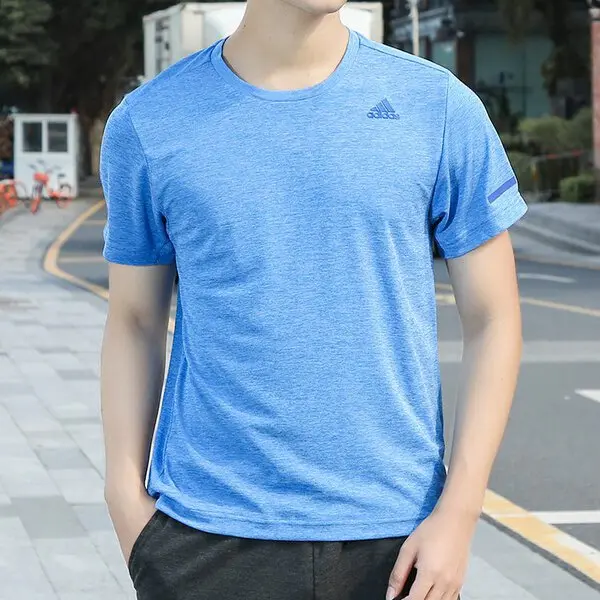 Adidas Training Sports Short-sleeve Tee - Blue