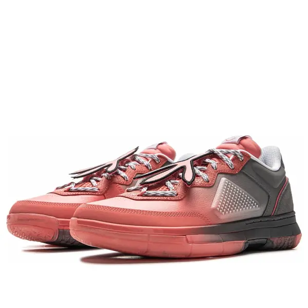 LI-NING X Staple Way Of Wade 1 Low 'pigeon Feet' Sneakers - Pink/grey