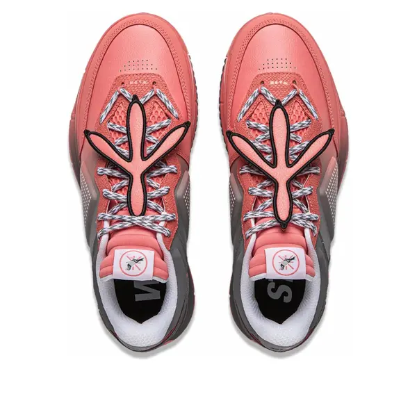 LI-NING X Staple Way Of Wade 1 Low 'pigeon Feet' Sneakers - Pink/grey