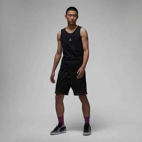 JORDAN Air Tank Gcel Embroidery Logo - Black/white