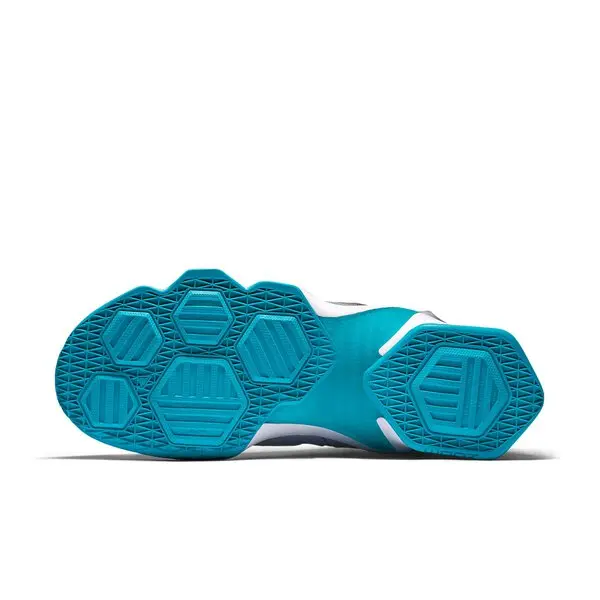 Nike Lebron 13 "hologram" High Top Athletic Sneakers - Wolf Grey/white/blue