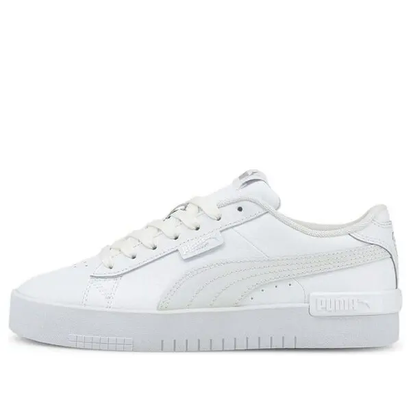 PUMA Jada Silver Platform Sneakers - White