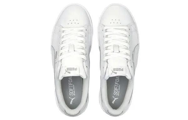 PUMA Jada Silver Platform Sneakers - White