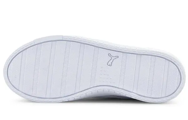 PUMA Jada Silver Platform Sneakers - White