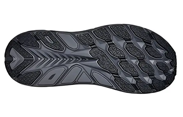 Hoka One One Clifton 8 Athletic Lace-up Sneakers - Black