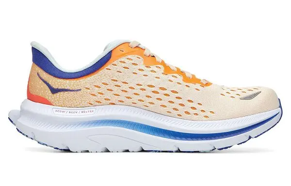 Hoka One One Kawana Athletic Sneakers - Beige/blue/white