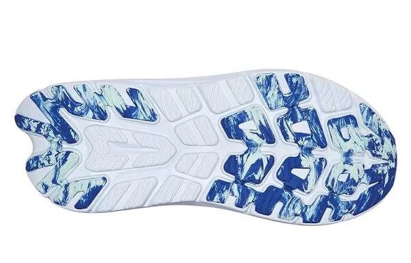 Hoka One One Kawana Athletic Sneakers - Beige/blue/white