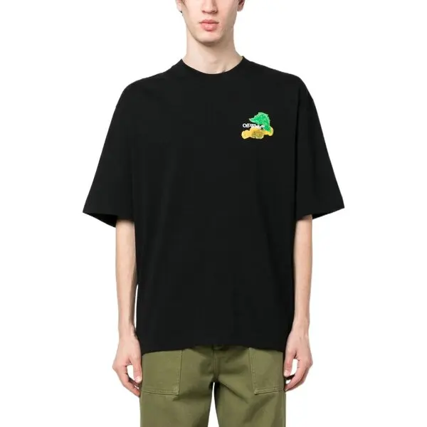 Off-White Ss23 Brush Arrows Logo Print Tee