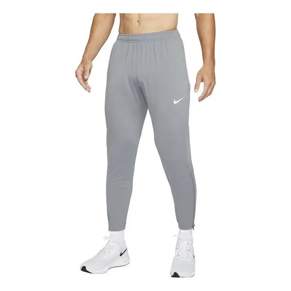 Nike Sports Fitness Training Running Knit Long Pants/trousers Gray - Grey