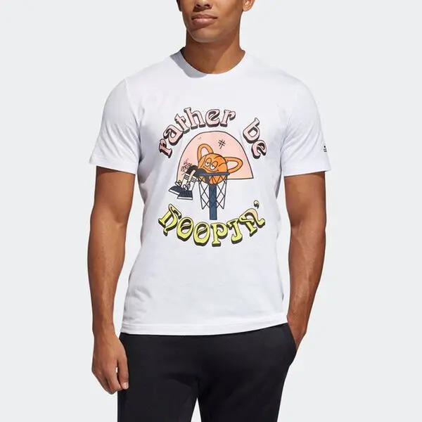 Adidas Lil Stripe Rbh Basketball Tee 'white