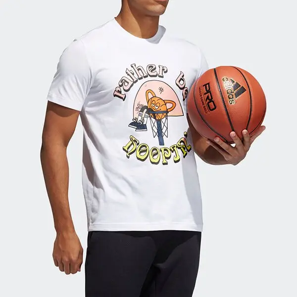 Adidas Lil Stripe Rbh Basketball Tee 'white