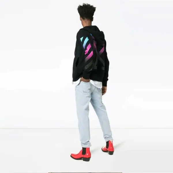 Off-White Gradient Arrows Sketch Hoodie