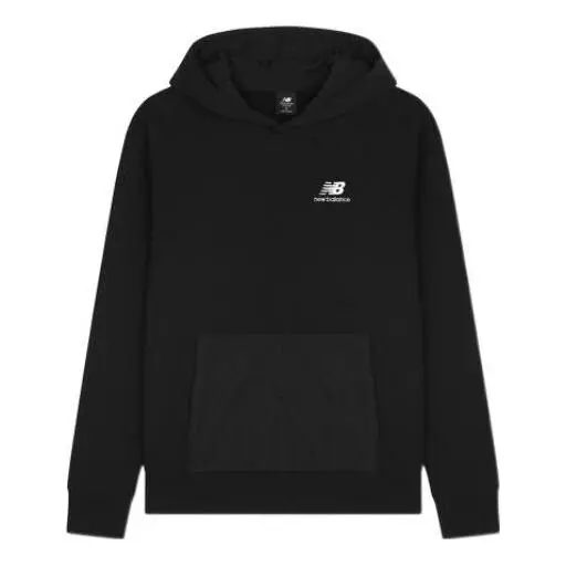 NEW BALANCE Athletics Quilted Fleece Hoodie Asia Sizing
