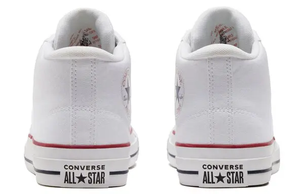 CONVERSE Chuck Taylor All Star Malden Street Mid Top Sneakers - White/red/blue