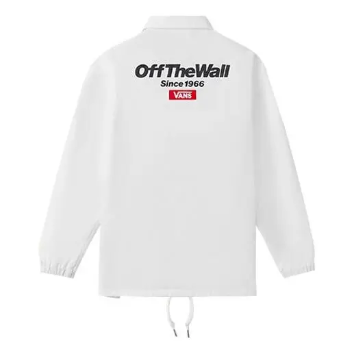 VANS Back Alphabet Logo Jacket - White