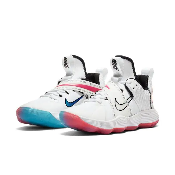 Nike React Hyperset Se Athletic Sneakers - White/blue/pink