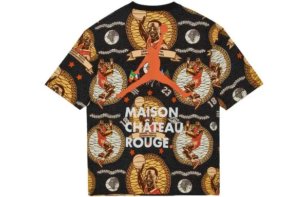 JORDAN X Maison Chateau Rouge T-shirt - Black