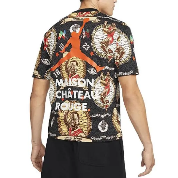 JORDAN X Maison Chateau Rouge T-shirt - Black