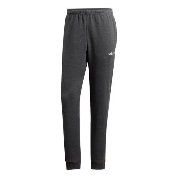 Adidas Mid Waist Knit Sports Bundle Feet Long Pants Gray