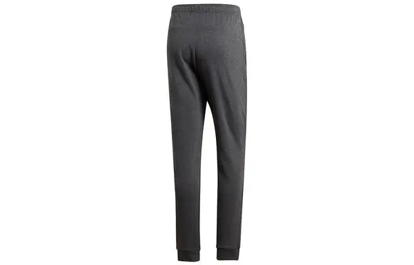 Adidas Mid Waist Knit Sports Bundle Feet Long Pants Gray