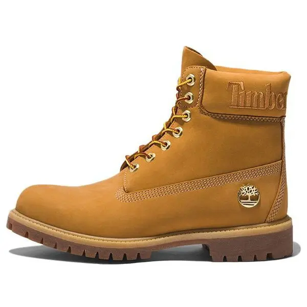 Timberland 6 Inch Premium Waterproof Boots - Yellow