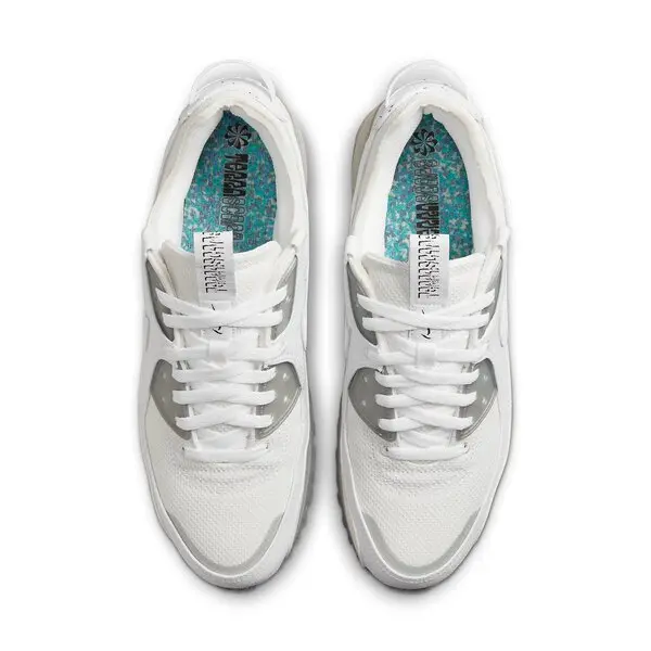 Nike Max Terrascape 90 "triple White" Athletic Sneakers - White/gray