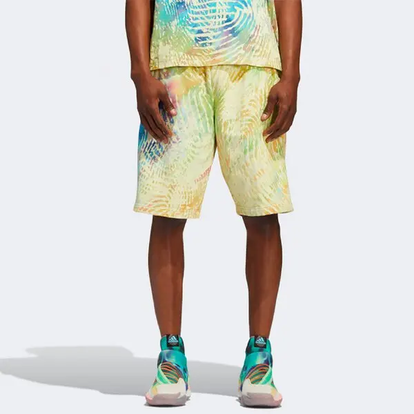 Adidas Originals X Pw March Madness Printed Shorts - Multi-color