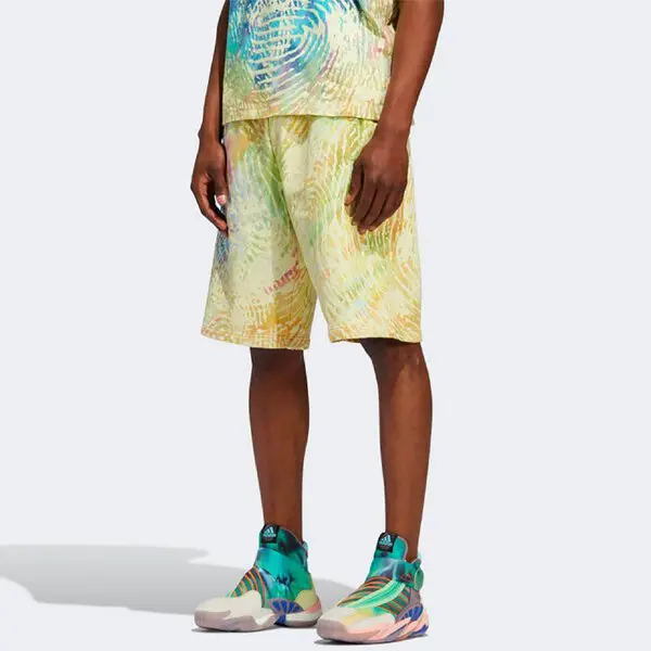 Adidas Originals X Pw March Madness Printed Shorts - Multi-color