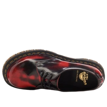Dr. Martens 1461 Bex Oxford Shoes - Black/red
