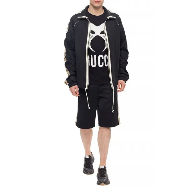 Gucci Technical Jersey Drawstring Shorts