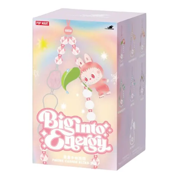 POP MART The Monsters Labubu Big Into Energy Phone Charm Sealed Case - Multi-color
