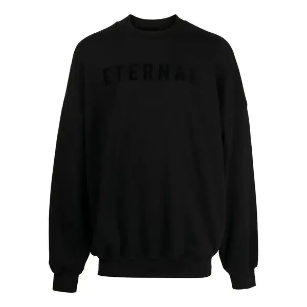 Fear Of God Fw22 Eternal Fleece Crewneck - Black