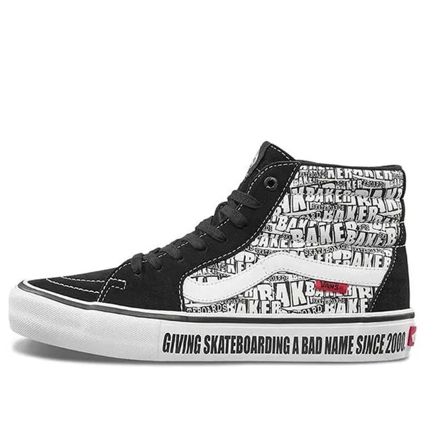 VANS Sk8-hi Pro High Top Sneakers - Black/white