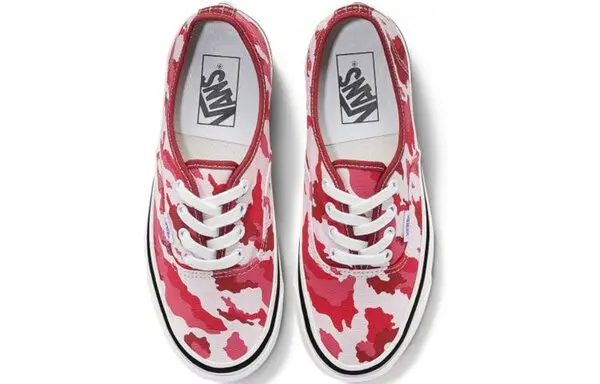 VANS Authentic 44 Dx Camouflage Sneakers - Red