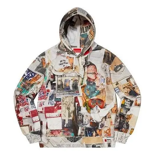 Supreme Dash's Wall Hooded Sweatshirt - Multi-color